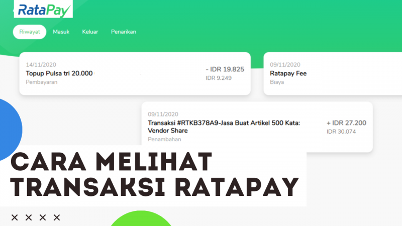 Cara Melihat Riwayat Transaksi di Ratapay – Blog Ratapay